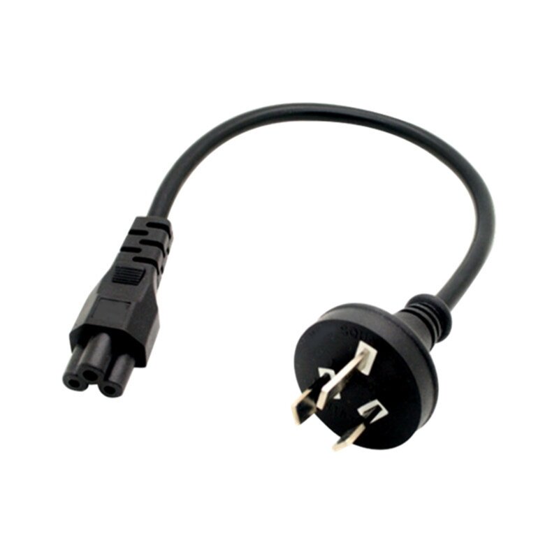 Австралийский Плоский 3Pin SAA Штекер к 3pin IEC320-C5 Женский Адаптерный Шнур длиной 30 см Преобразователи Мощности Кабельная Линия