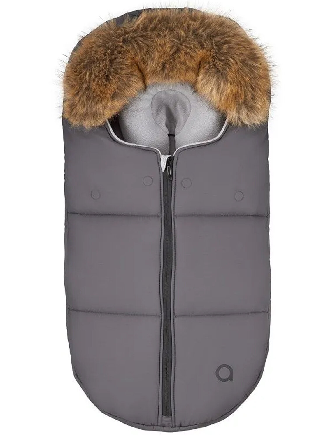 Конверт зимний для коляски T.M. Anex WOM 0+ (dark gray) r/a fw01