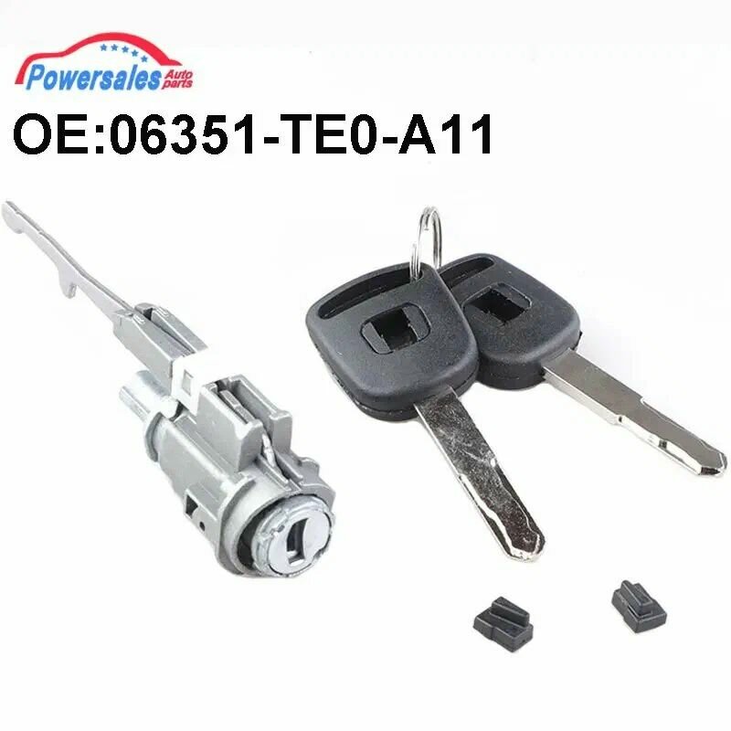 Цилиндр замка зажигания с 2 ключами 06351-TE0-A11 для Honda Accord Civic CR-V Element Odyssey Acura MDX RDX TSX ZDX