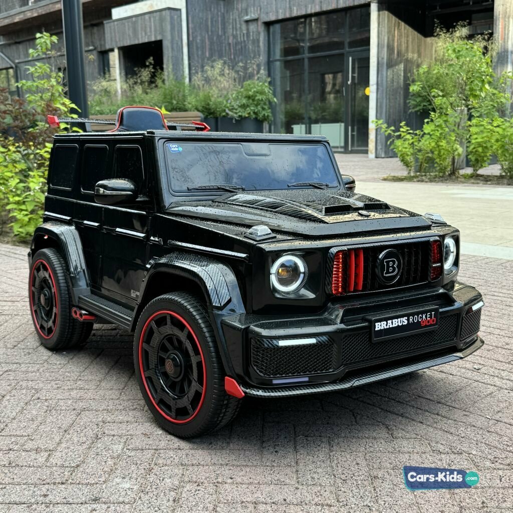Электромобиль Mercedes Benz G63 AMG BRABUS 900 Rocket Edition 12V 4WD черный