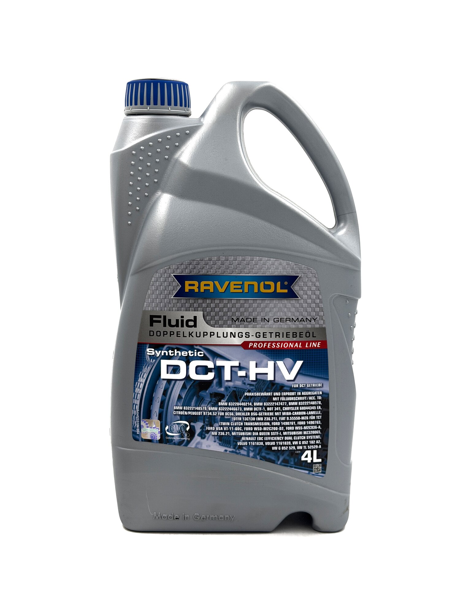Масло трансмиссионное RAVENOL DCT-HV Fluid, 4 литра, для АКПП