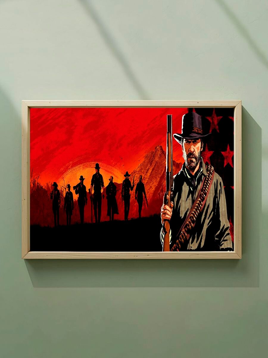 Постер, плакат на стену Red Dead Redemption 2 (А3)