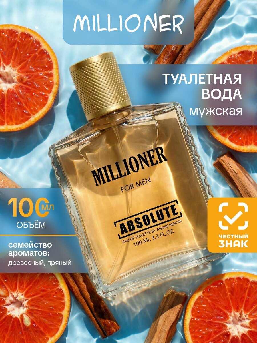 Туалетная вода мужская Today Parfum Absolute Millioner 100мл