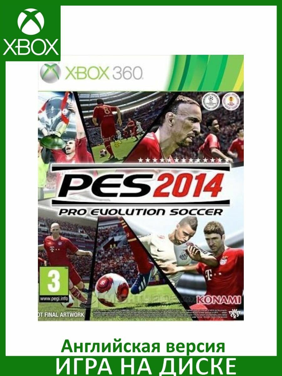 Игра Pro Evolution Soccer 2014 (PES 14) Xbox 360 Диск Английская версия
