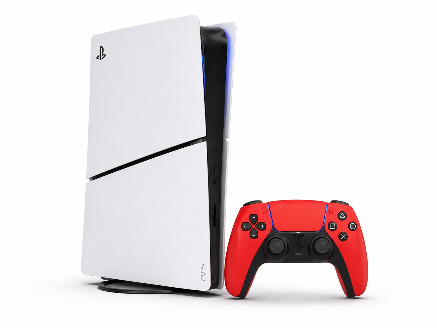 Игровая приставка Sony PlayStation 5 PS5 Slim CFI-2000A01(японская версия с дисководом), 1 геймпад красный, без игр