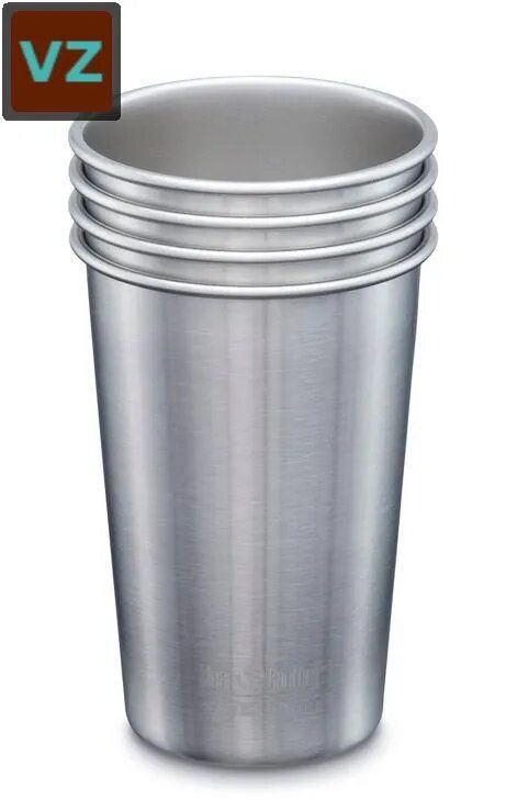 Стакан для кемпинга Klean Kanteen, 473 мл, серебристый