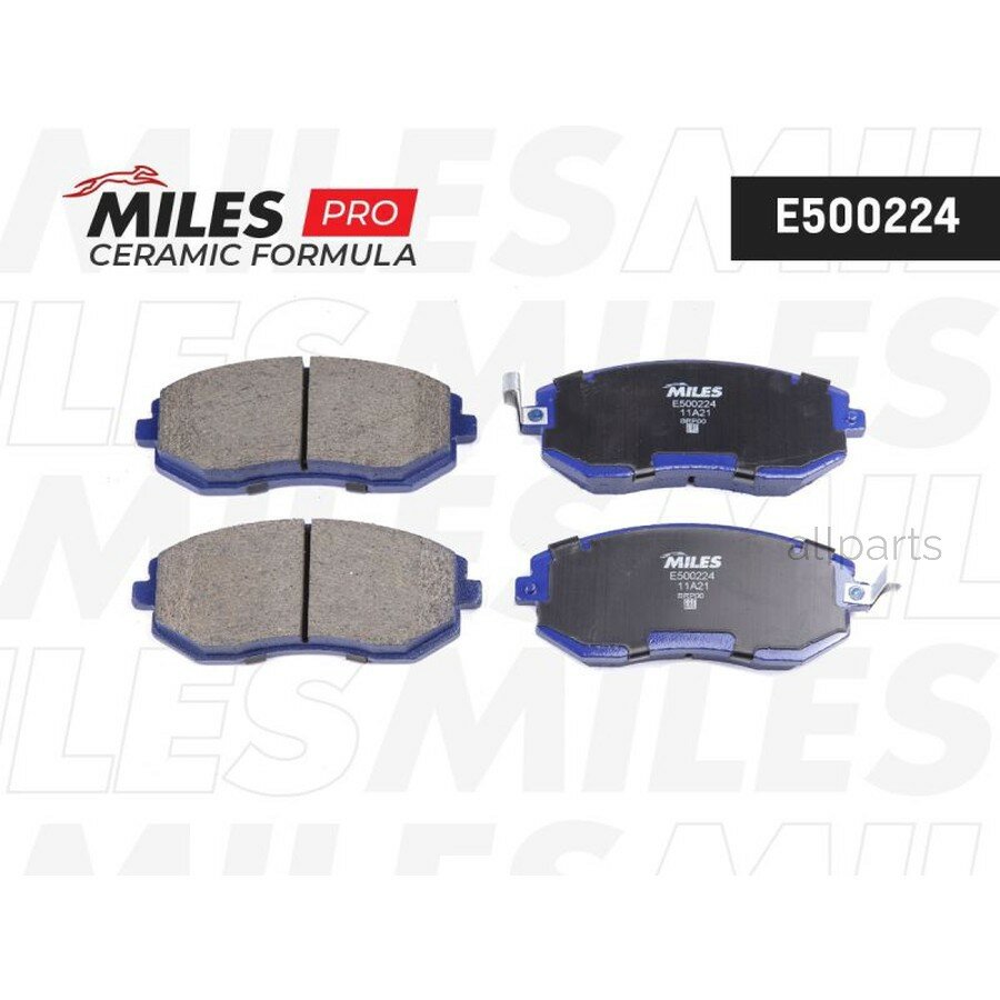 MILES E500224 Колодки тормозные SUBARU FORESTER 01-/IMPREZA 01-/LEGACY 98- передние Ceramic