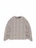 Блуза A.W.A.K.E.MODE Checked drawstring-sleeve blouse, размер 34, коричневый