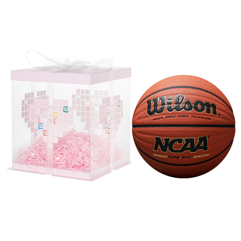 Баскетбольный мяч унисекс Wilson NCAA Collection WTB0640IB07CN PU, кирпично-красный, размер 7