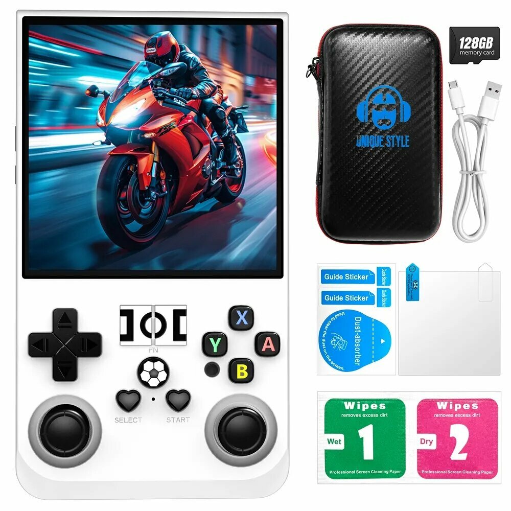 AISLPC 128GB обновление R36MAX ретро портативная игровая консоль с 22000+ классические игры