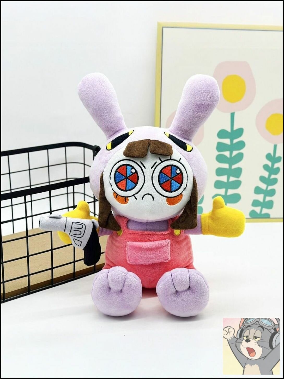 Maid Jax Плюшевая игрушка Заяц Strap Bunny анимированная цифровое шоу 34 см мягкая кукла для детей