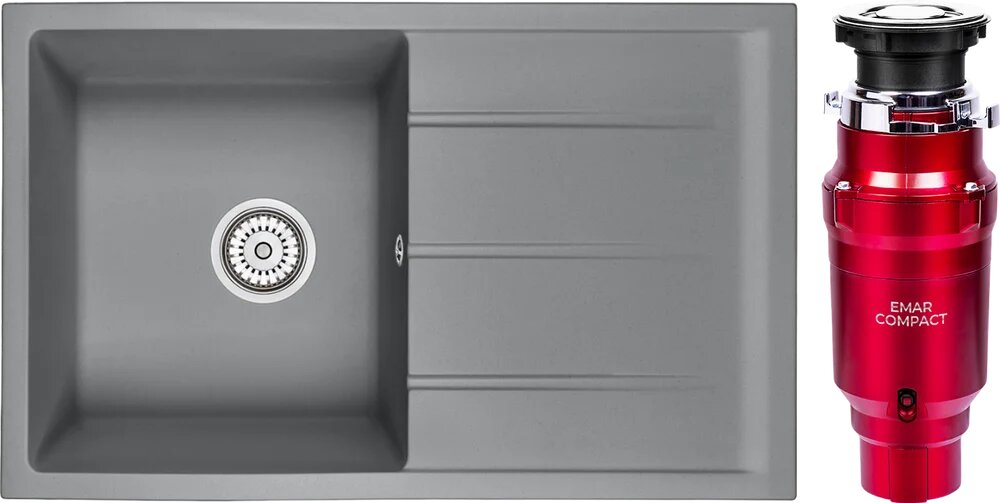 Комплект Мойка Emar Quartz / Измельчитель Emar ATC-WZB390A Compact