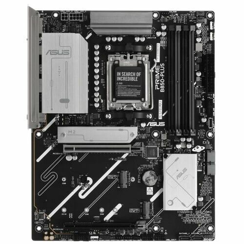 Материнская плата ASUS PRIME B850-PLUS - AM5, AMD B850, 4xDDR5-5600 МГц, 1xPCI-Ex16, 3xM.2, ATX