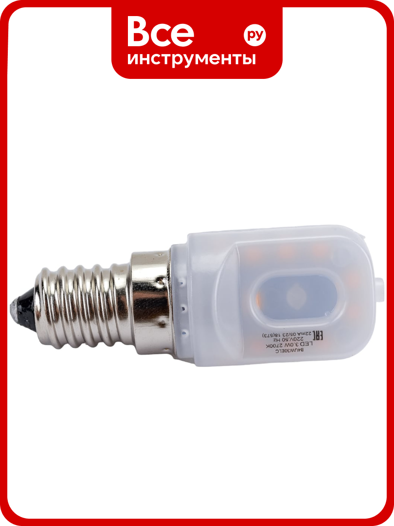 Светодиодная лампа Ecola T25 LED Micro 3,0W E14 2700K капсульная 340 матовая 60x22 mm B4UW30ELC