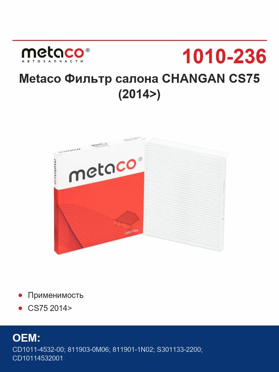 Metaco Фильтр салона CHANGAN CS75 (2014>)