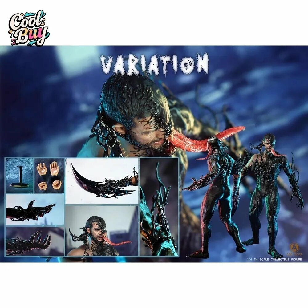 Marvel legends Веном фигурка, ADD TOYS AD08 1/6 Poison Man Venom Tom Hardy