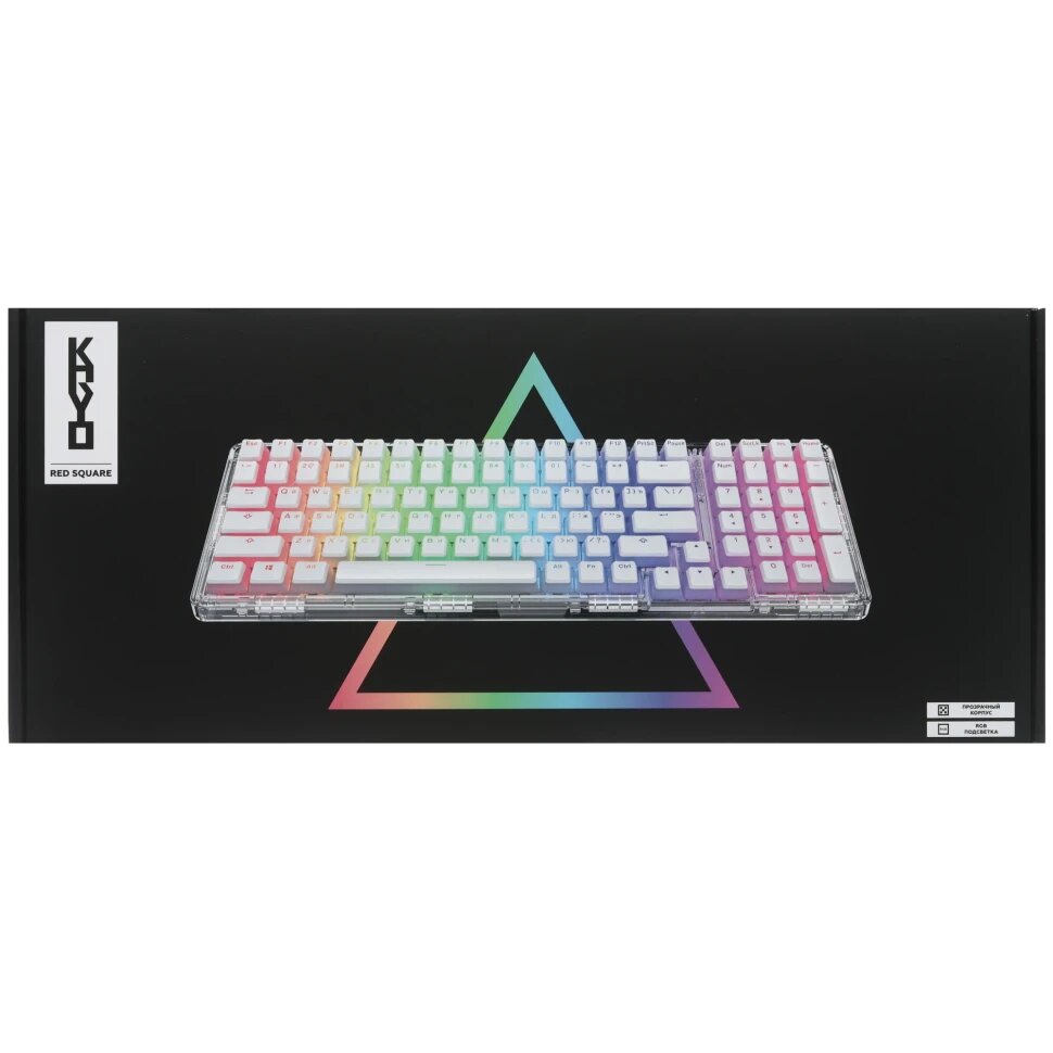 Клавиатура проводная Red Square Keyrox Kryo, механическая, ANSIКлавиатура проводная Red Square Keyrox Kryo, механическая, ANSI