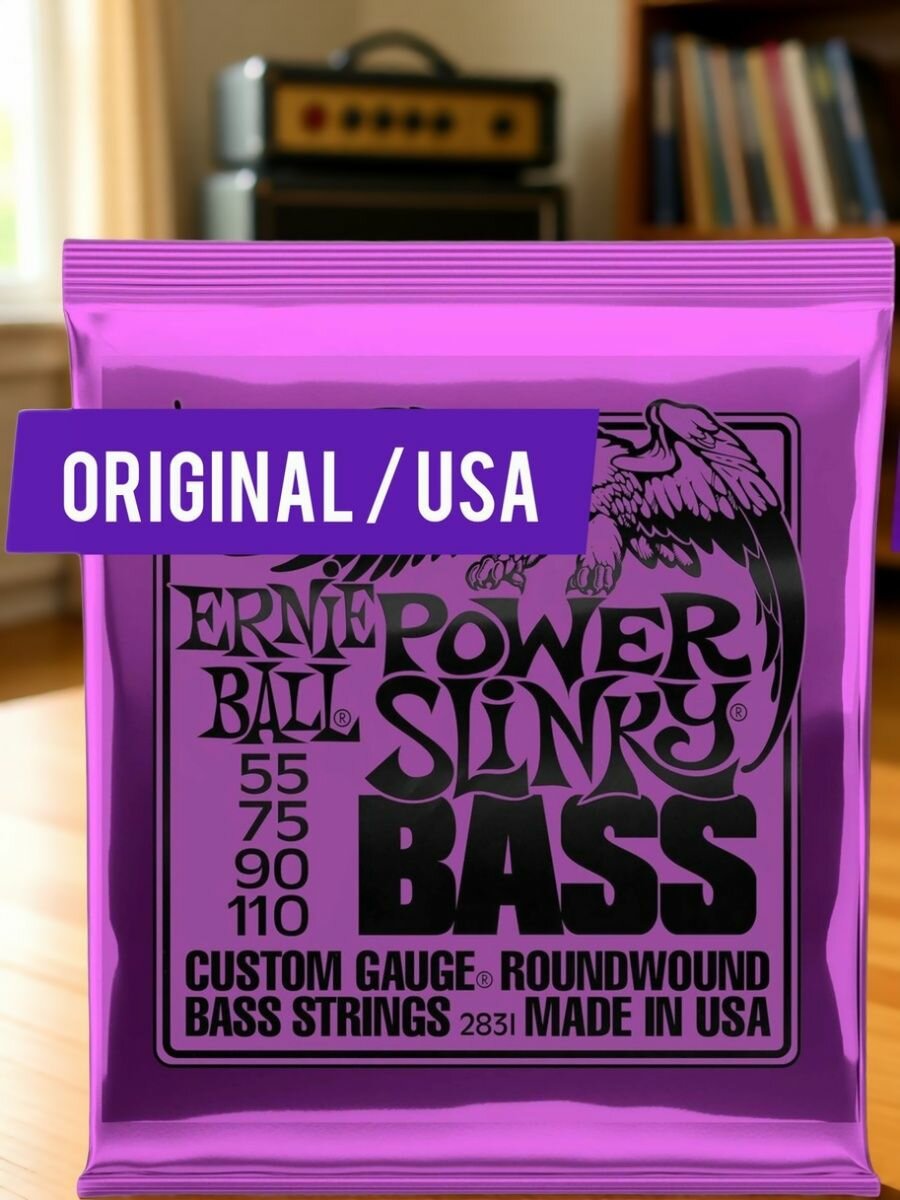 Enie Ball 2831 Nickel Wound Slinky Power 55-110 - Струны для бас-гитары