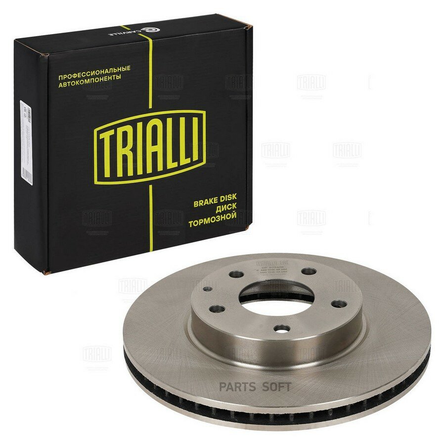 TRIALLI DF-073408 Диск торм. для а/м Mazda 3 (13-) перед. d=280 (DF 073408)