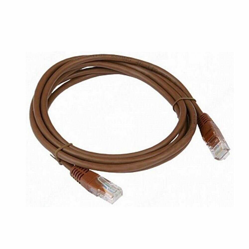 Патч-корд ACD-LPU6Z-50N Cat6 UTP 26AWG LSZH коричневый 5м