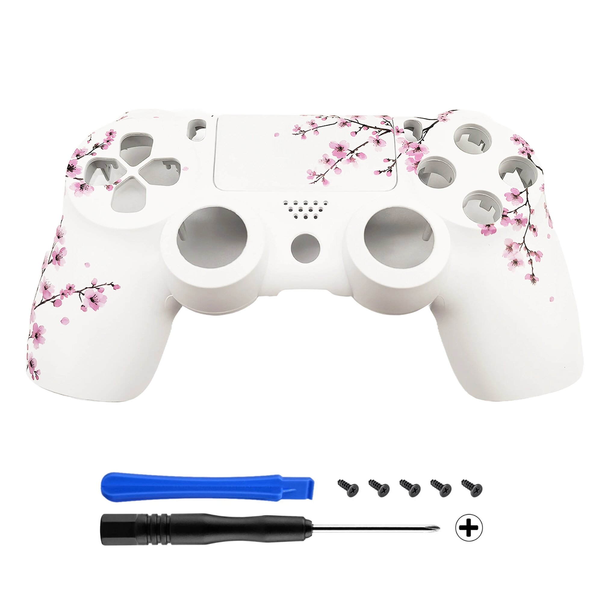 Корпус для контроллера PS4 Soft-Touch Blue — фото 1