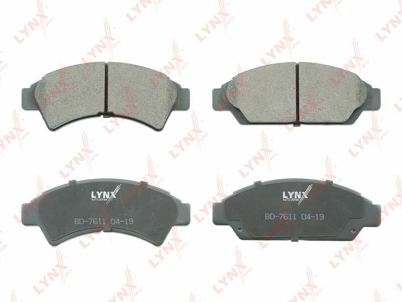 LYNXauto Дисковые тормозные колодки, передние