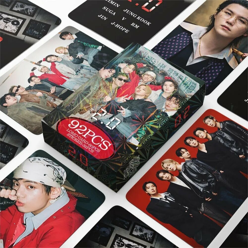 KPOP 92шт/коробка BTS ARIRANG2.0 Фотокарточки ARIRANG 2.0 Коллекционная карточка