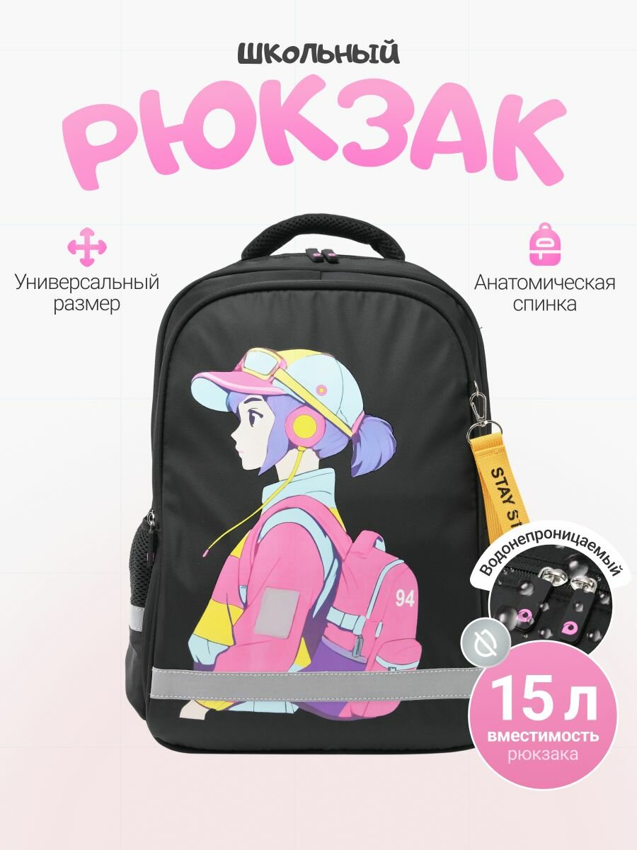 Рюкзак школьный для девочки ортопедический