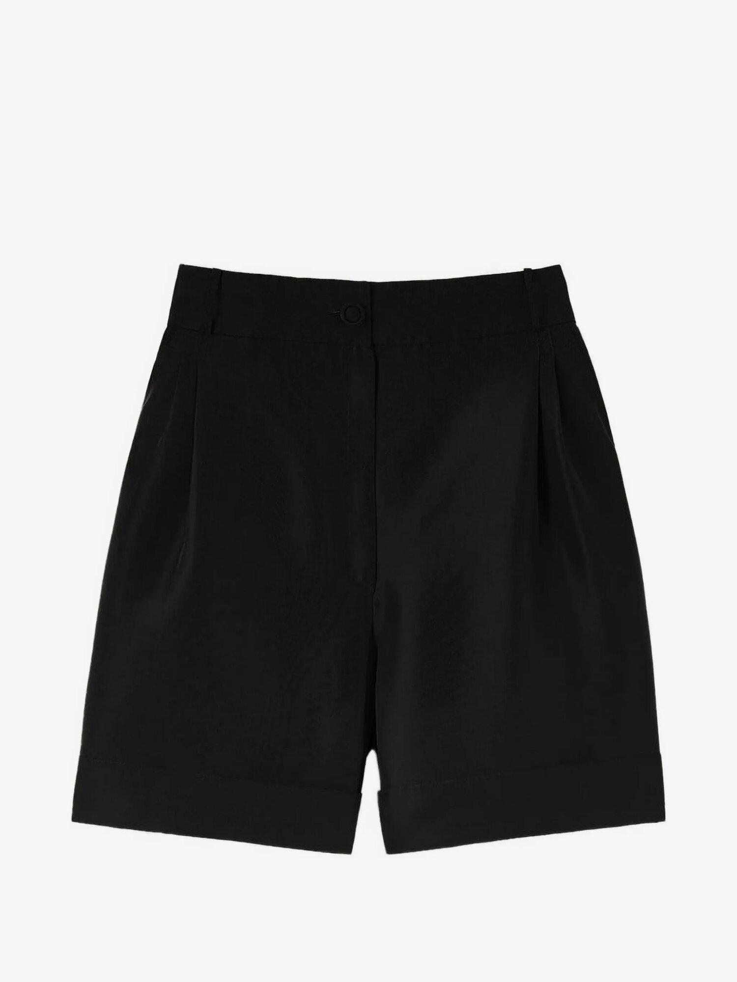 Шорты Button pleated shorts