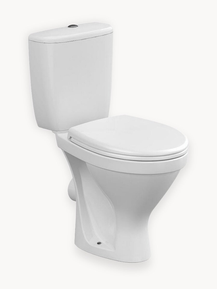 Унитаз компакт Cersanit Trento S-KO-TR011-3/6-PL-w с бачком и сиденьем Микролифт фарфор напольный