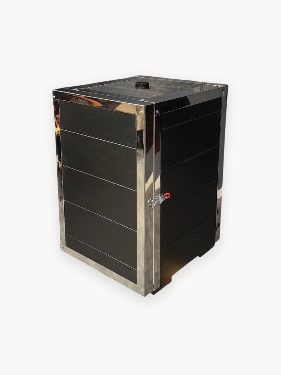 Коптильня горячего и холодного копчения с дымогенератором, 60 л, нержавеющая сталь