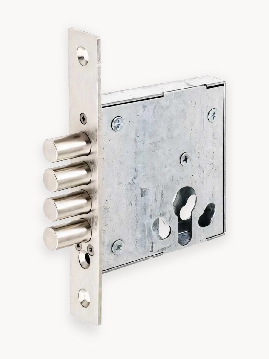 Врезной замок Siblock ЗВЦ-12 605, сталь, без цилиндрового механизма