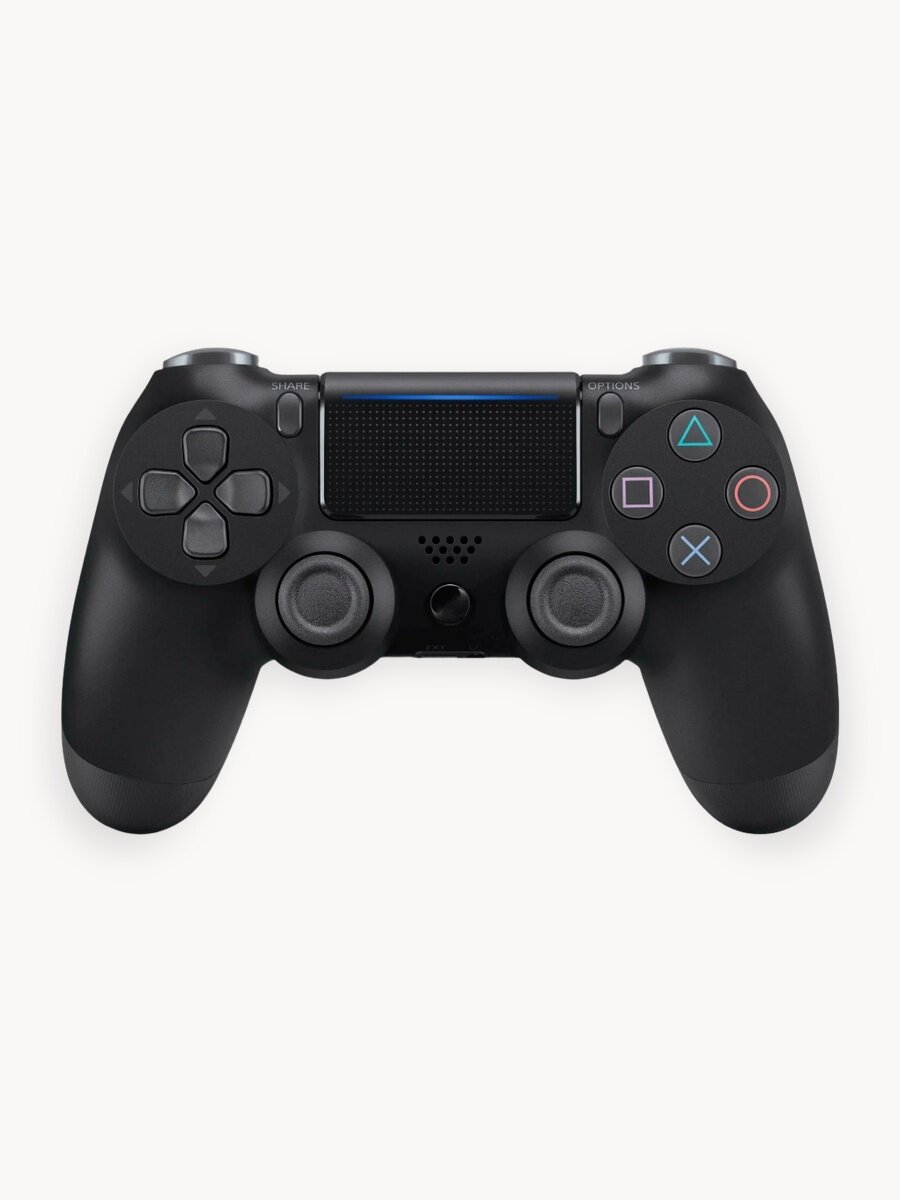 Геймпад игровой "Dualshock 4", черный, беспроводной, для PS4, Bluetooth