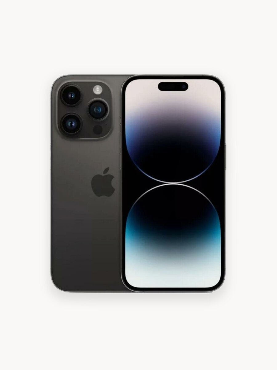 Смартфон Apple iPhone 14 Pro Max, 256Gb, nano SIM+eSIM, Space Black (Черный)