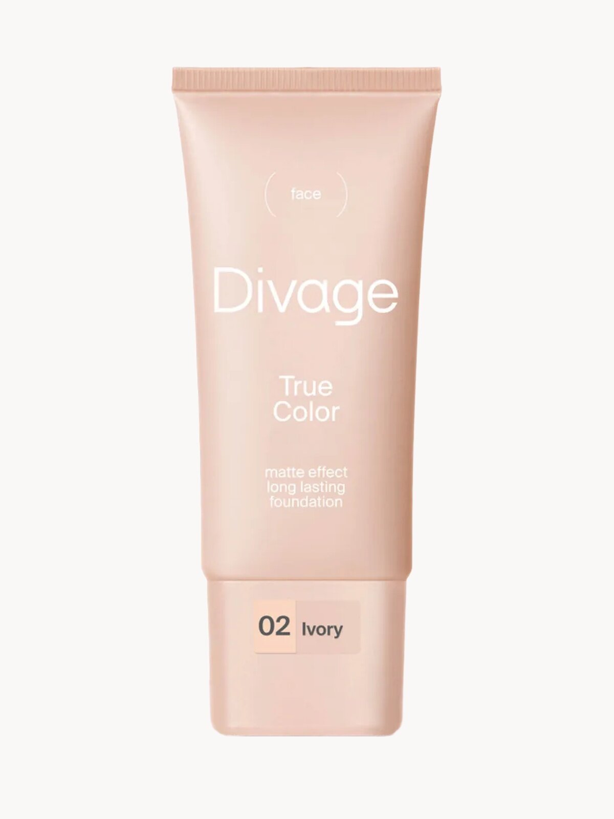 Divage Тональный крем для лица True Color Тон 02 ivory