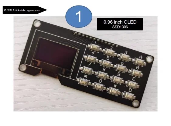 OLED-дисплей HZWDONE 0.96/1.3 дюйма 0.96 SSD1306