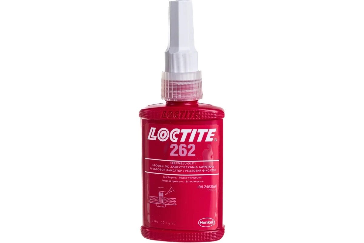 LOCTITE 262 50ML Резьбовой фиксатор средней/высокой прочности 246359