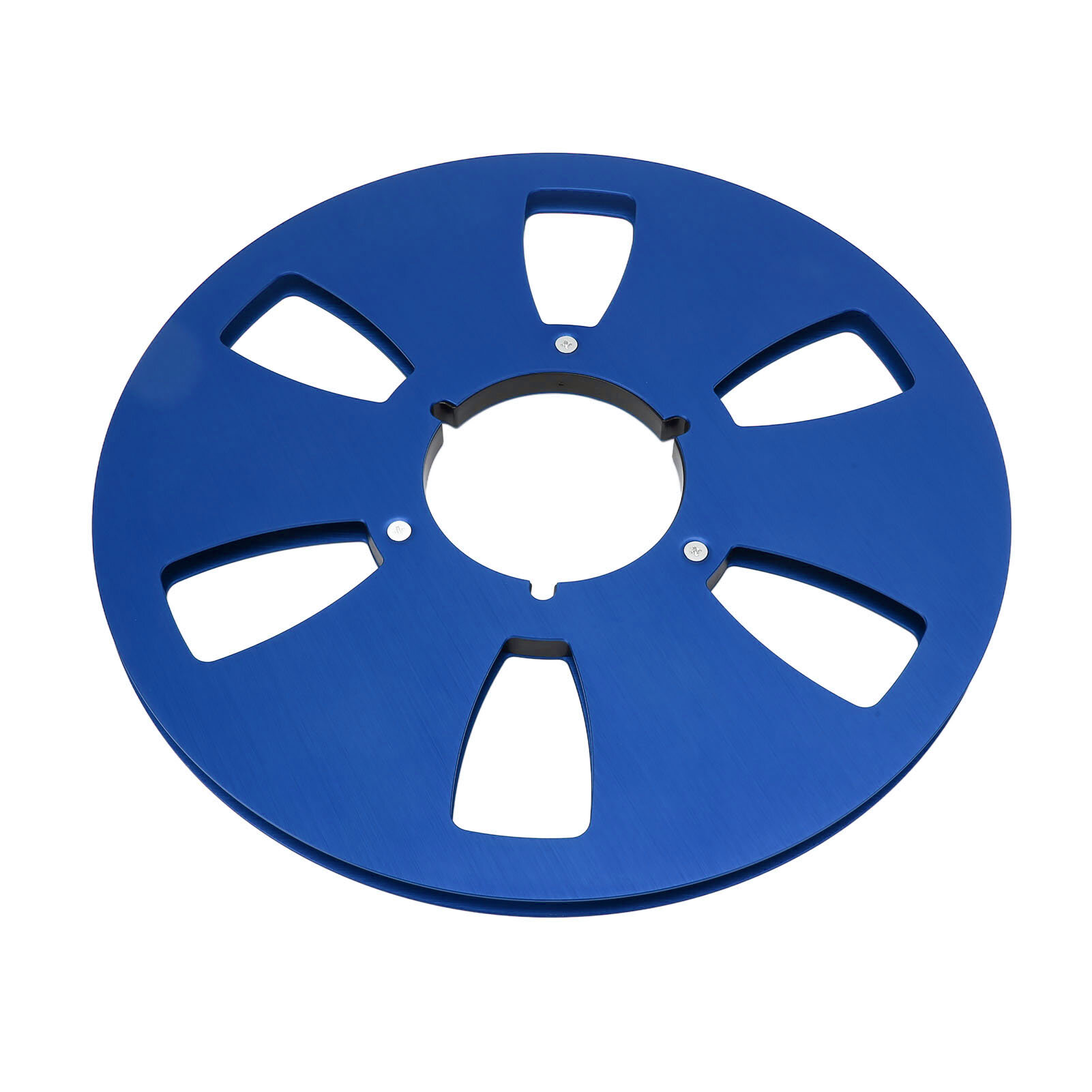 1/4 10,5 дюйма пустое катушка для абонента 6 отверстие алюминиевое сплав универсальный открывающаяся машина часть звуковая лента катушка для работы с синим цветом Blue
