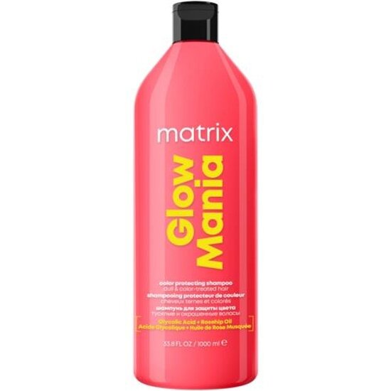 Бессульфатный шампунь Matrix Cosmetics Glow Mania для окрашенных волос, 1 л