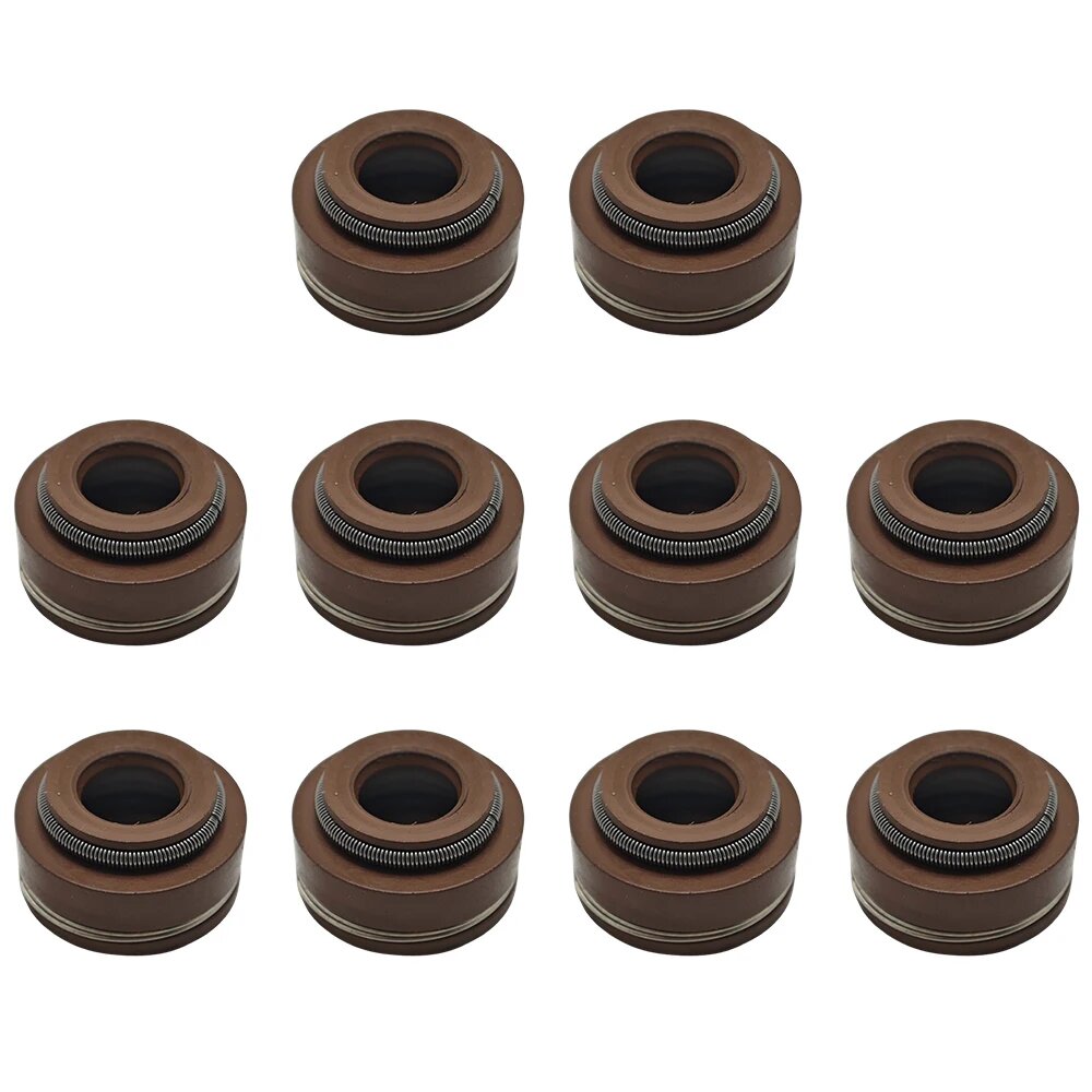 10 шт. сальник штока клапана для Honda GX340 GX390 GX240 GX270 GX 340 390 240 270 замена двигателя