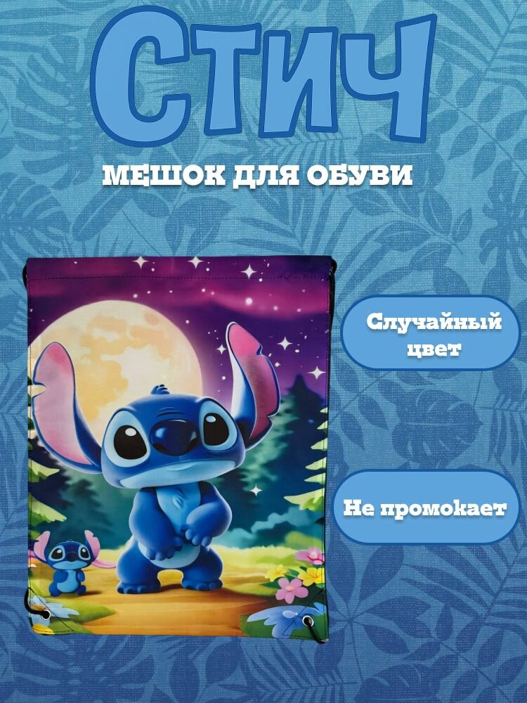 Мешок для сменной обуви стич