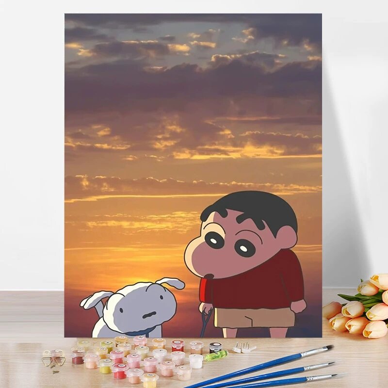 Раскраска "Импровизация", акварель, мягкий переплет, с мелками, 50х65 см