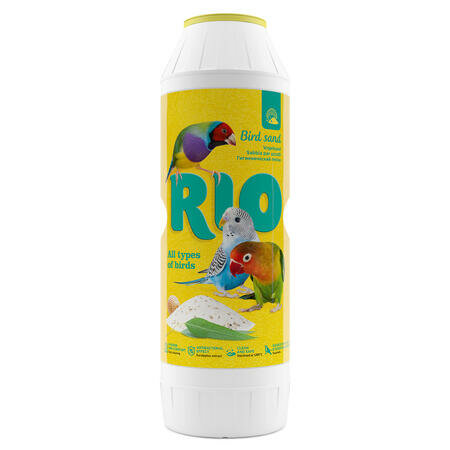 RIO 6 шт по 2 кг банка гигиенический песок для птиц