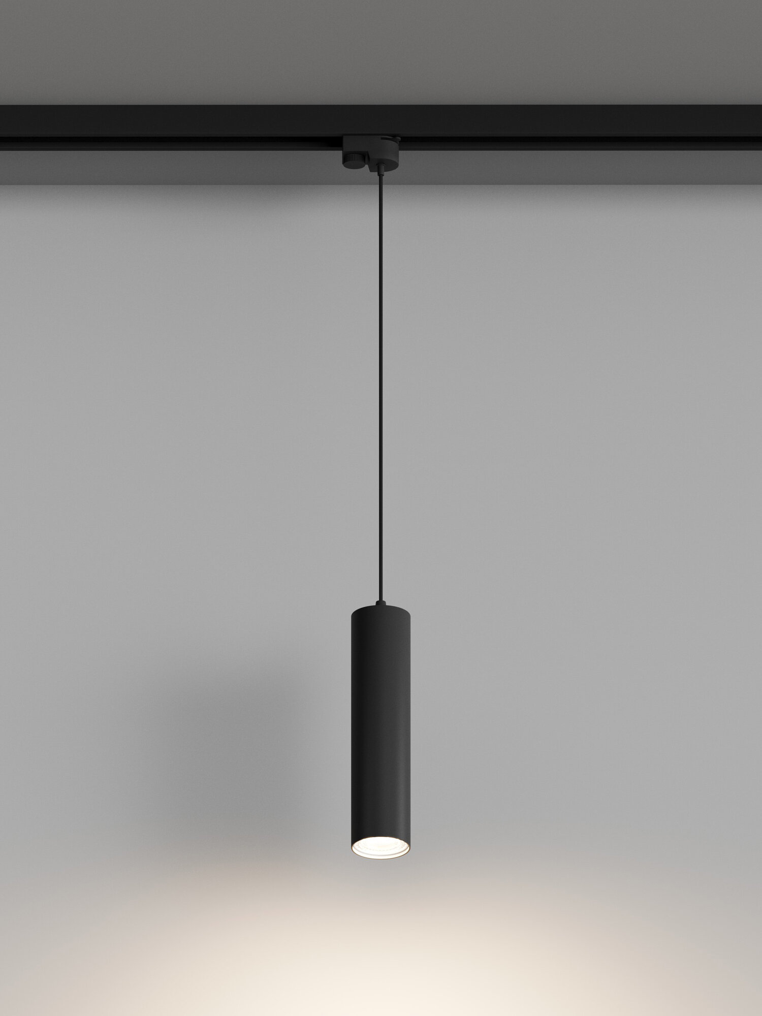 Трековый подвесной светильник Skylite HSBL_0137 Однофазный 35Вт, GU10, черный