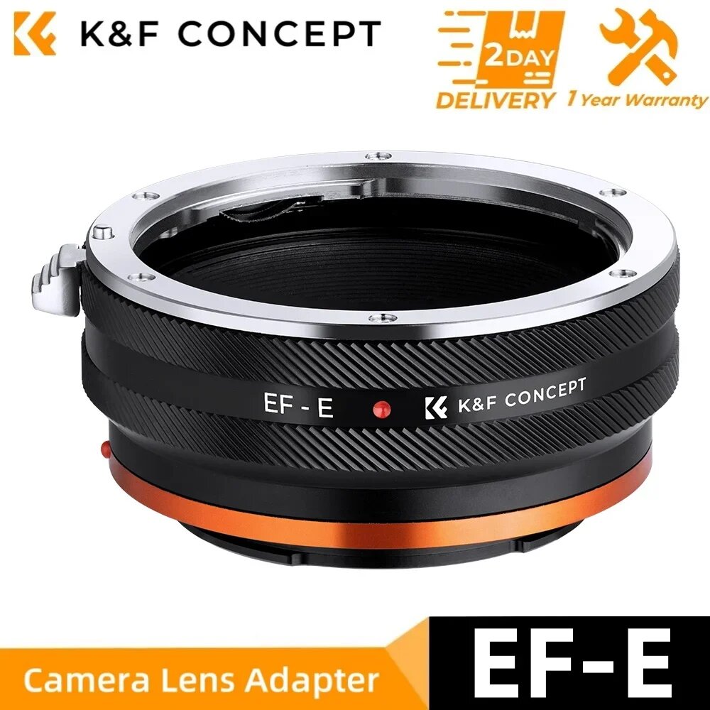 Адаптер K&F CONCEPT для объективов Canon EF EF-S на камеры Sony E-mount EF to E 4th Gen
