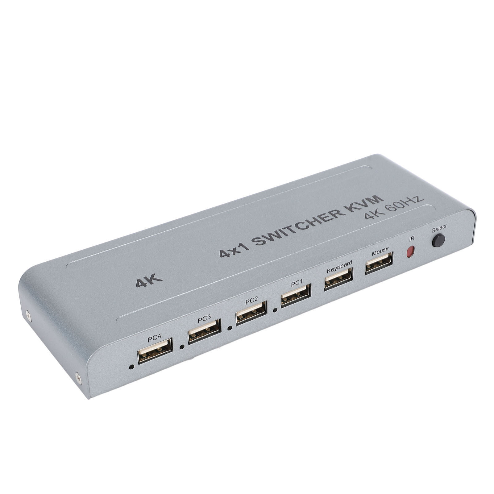 HD Мультимедийный KVM-переключатель 4K 60 Гц 4 в 1 выход Multi Viewer Бесшовный коммутатор с инфракрасным пультом дистанционного управления EU Plug