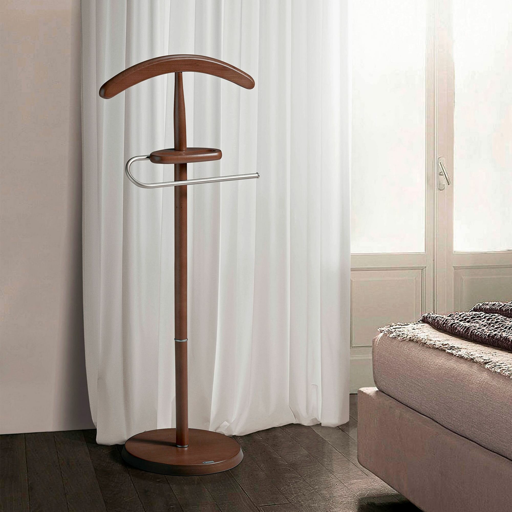 Вешалка напольная Herdasa 307 Nogal 44х30х110 см, массив бука