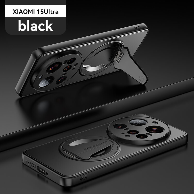 Чехол для Xiaomi 15 Ultra и Сяоми 15 ультра, матовая поверхность, чехол-кардиомонитор, поликарбонат (PC), защита камеры, ударопрочный, усиленные углы, soft touch, Xiaomi, Xiaomi 15 Ultra, black