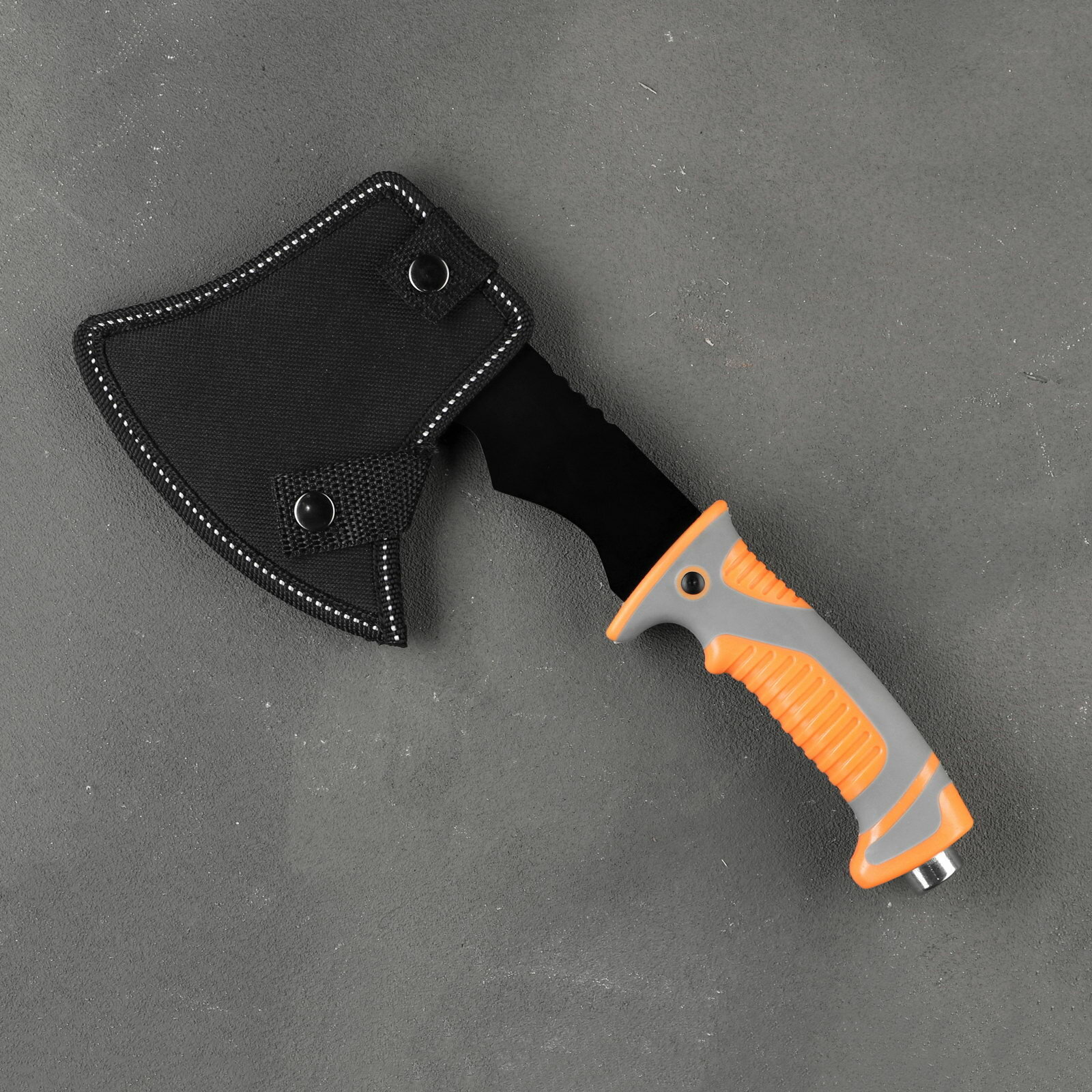 Топорик туристический с гаечными ключами, черный, 400 г, 28x11 см