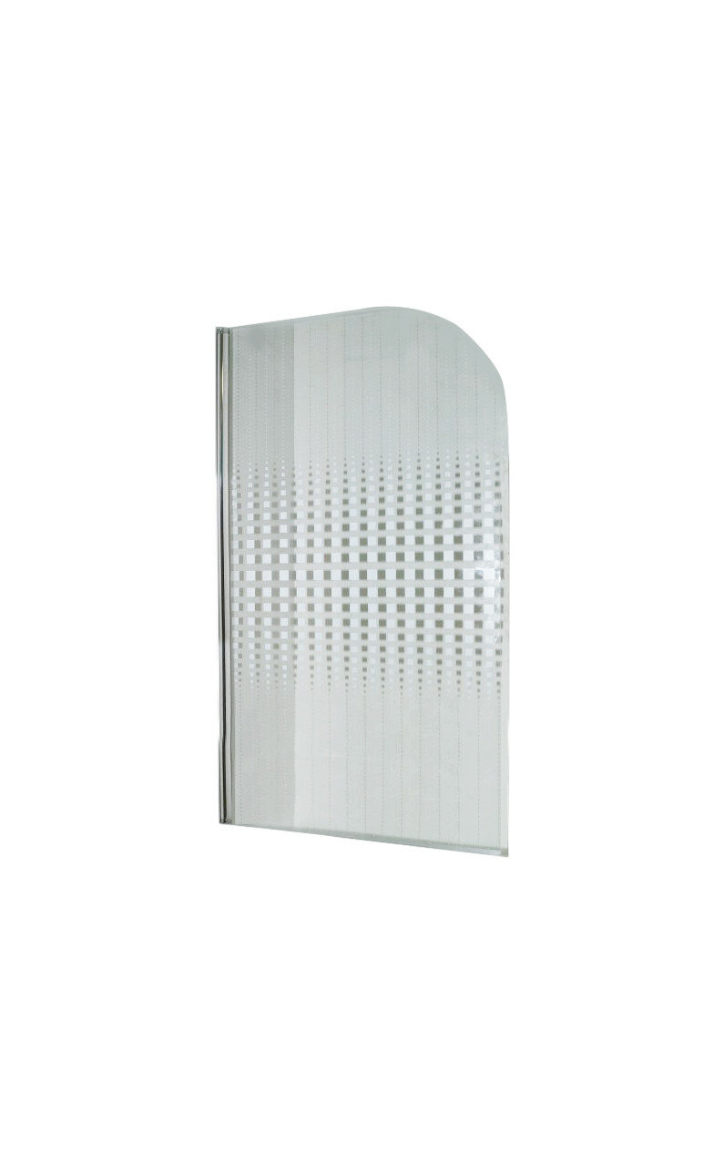 Шторка для ванны COSTABELL SW-F03 140х80 мм, алюминиевый профиль, стекло мозаика